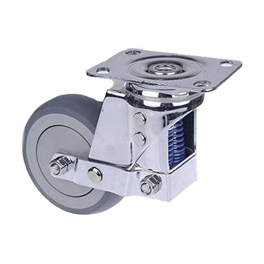 Spring Anti-vibration Wheel Silent Double Spring Caster — Planner 5D